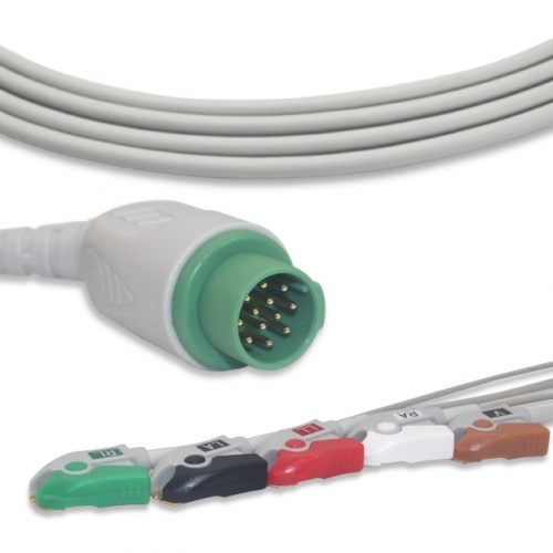 Biolight 5 Lead Fixed ECG Cable - Pinch Connector (G5135P),ECG Cables ...